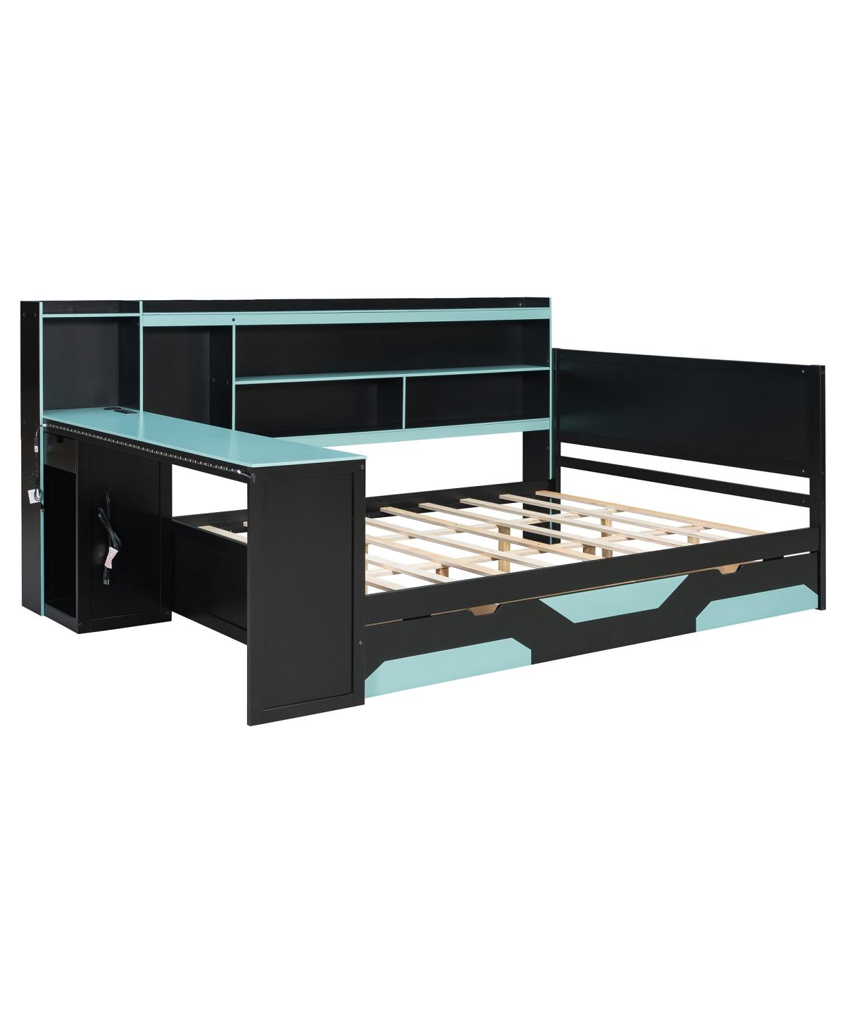 Click here for Streamdale Furniture Queen Gaming Daybed with Desk... prices