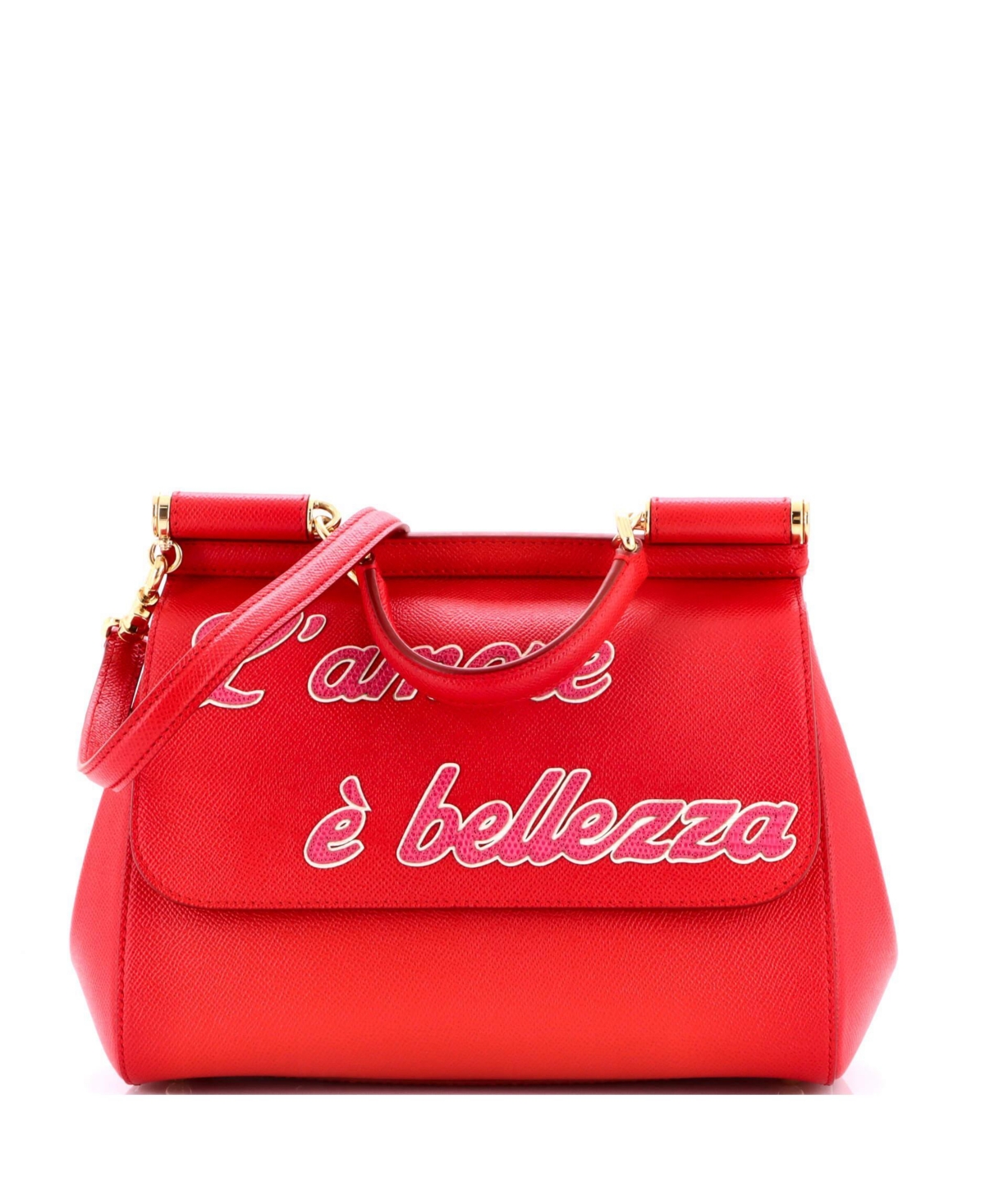 Click here for Pre-Owned Dolce & Gabbana Medium Miss Sicily Bag P... prices