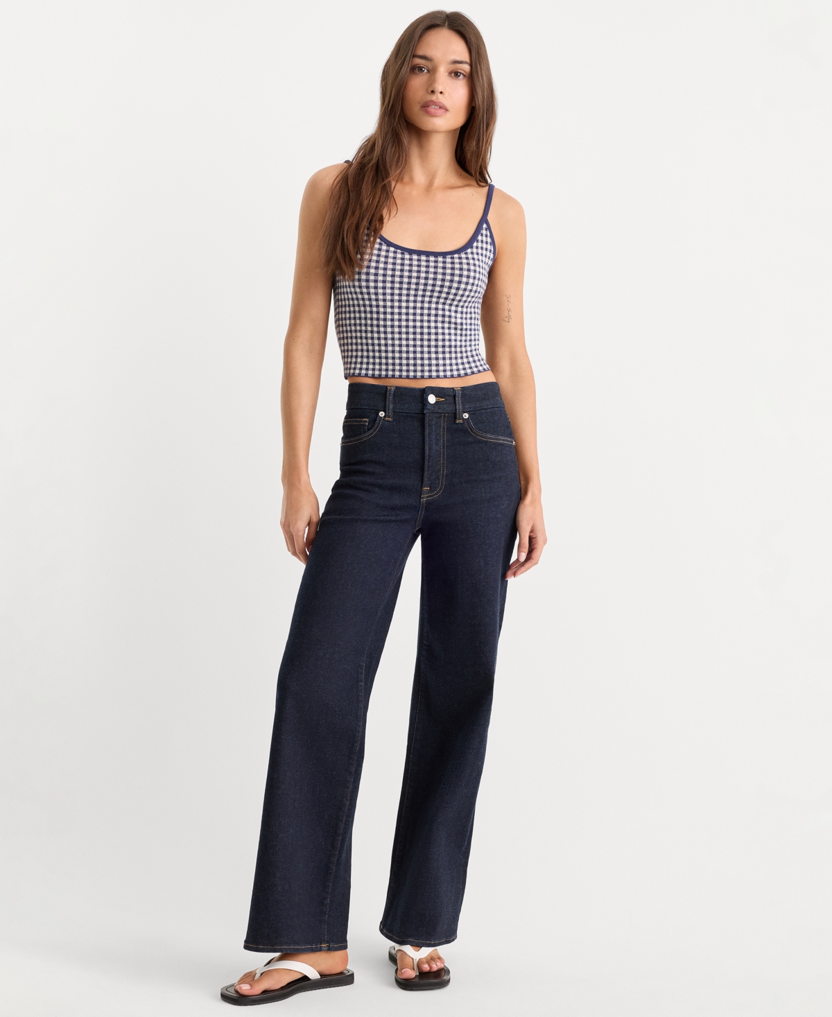 Click here for Good American Womens Always Fits Palazzo Wide-Leg... prices