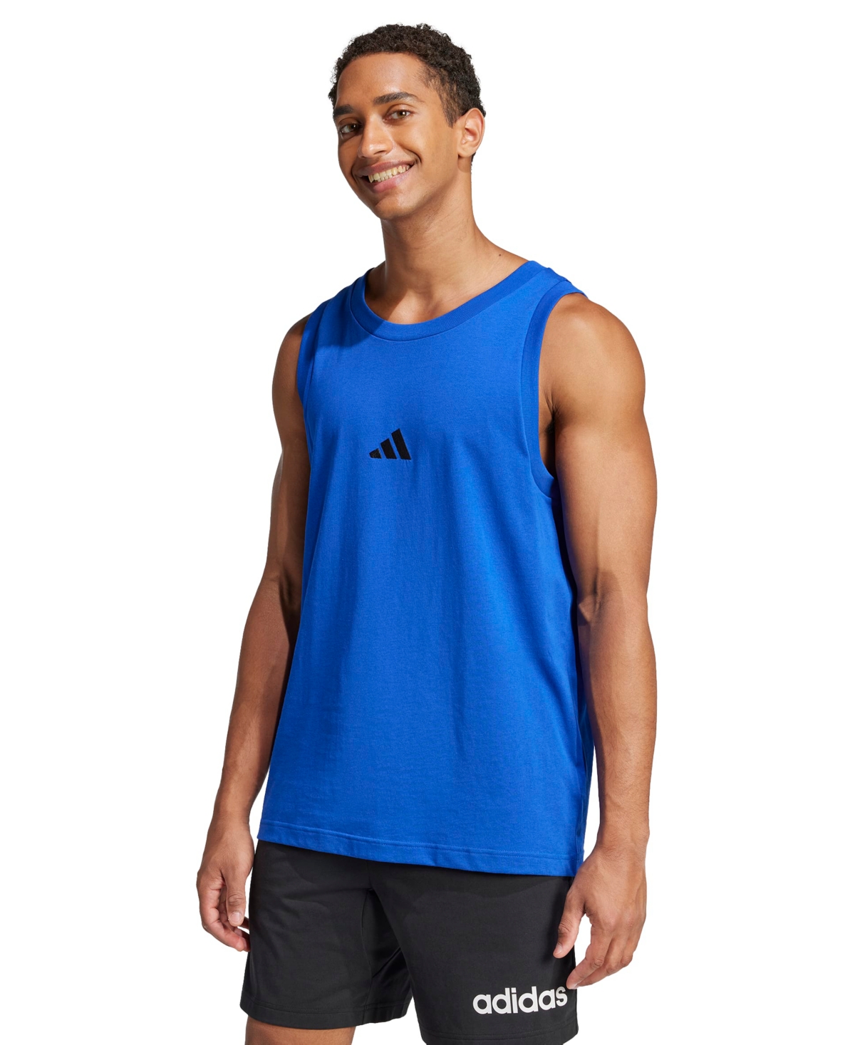 Click here for adidas Mens Small Logo Regular-Fit Tank Top - Team... prices