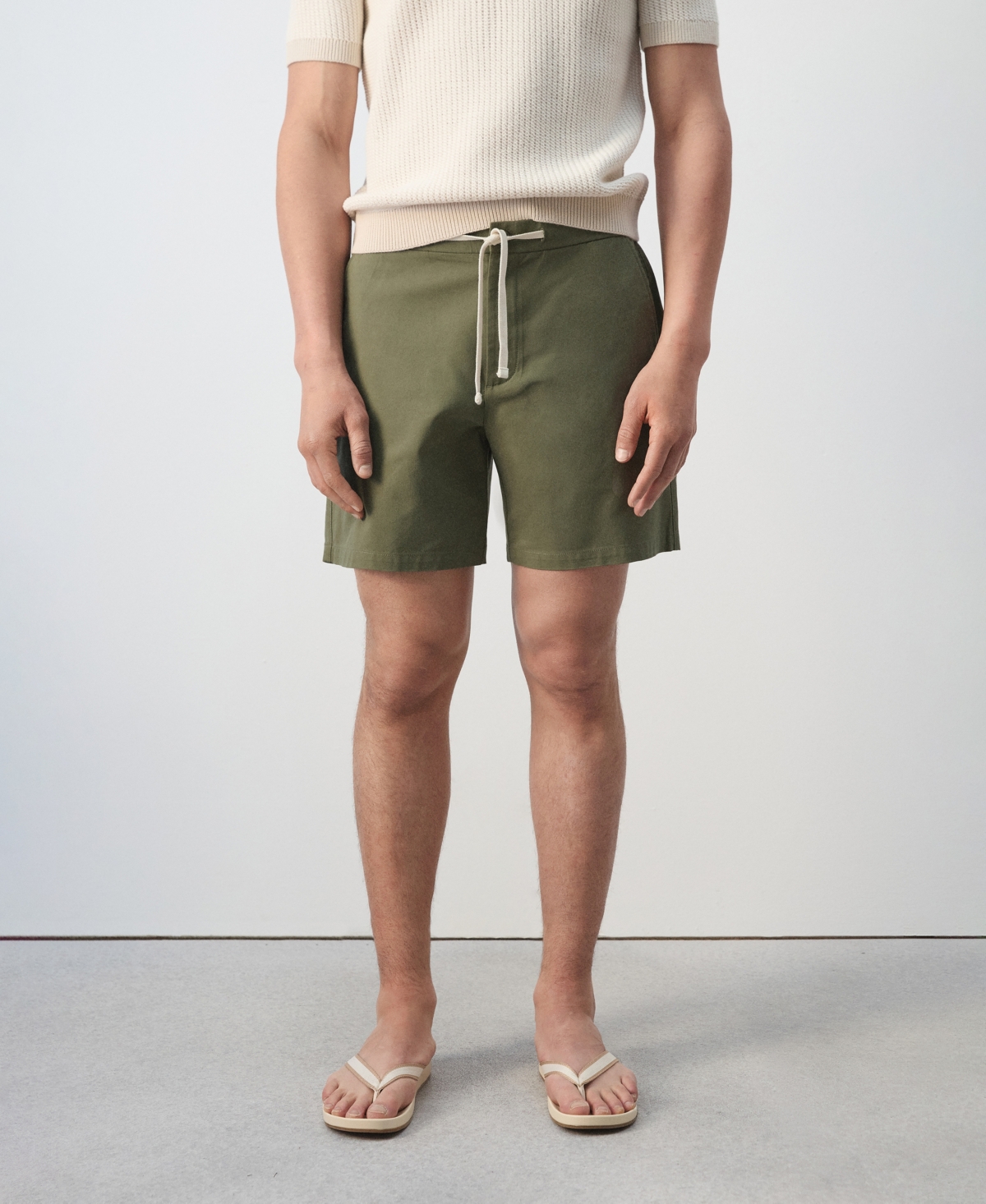 Click here for Mango Mens Cotton Lyocell 6.69 Bermuda Shorts - Fo... prices