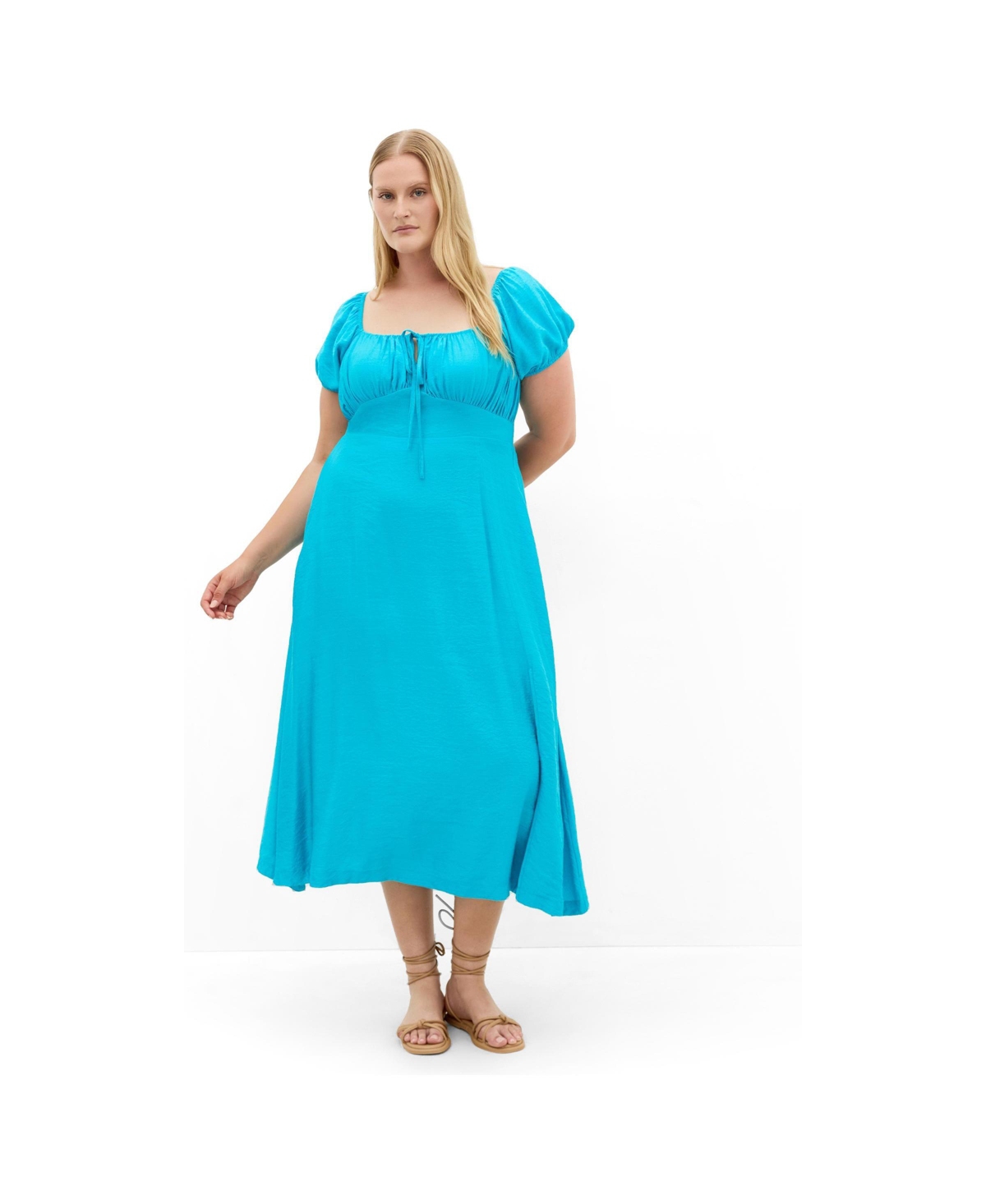 Click here for City Chic Womens Abbigail Split Maxi Dress - Azure prices