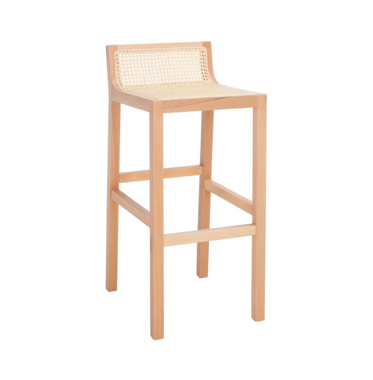 Click here for Safavieh Saito Low Back Cane Bar Stool - Natural prices