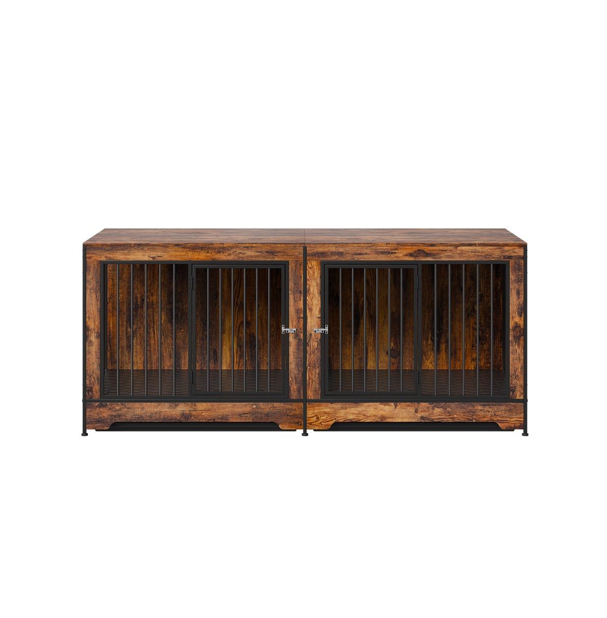 Click here for Ruie 75 in Double Dog Crate Furniture Extra Large... prices