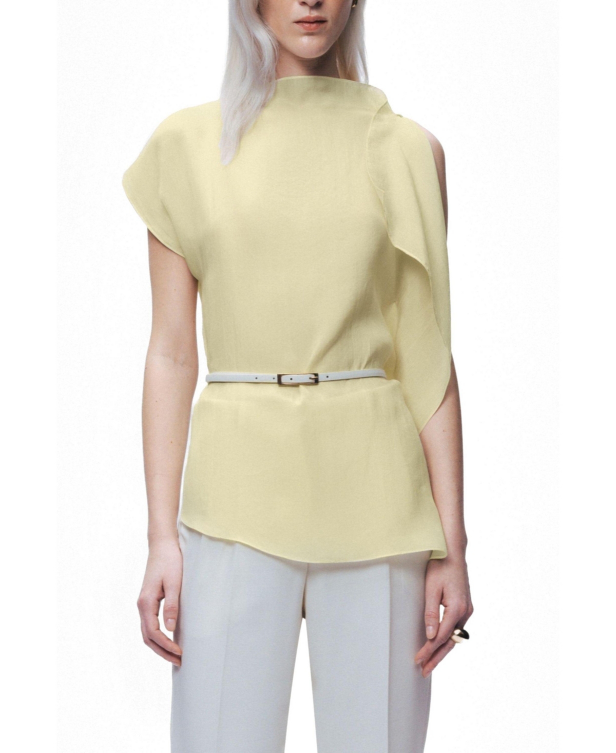 Click here for Nocturne Womens Sleeveless Woven Blouse - Yellow prices