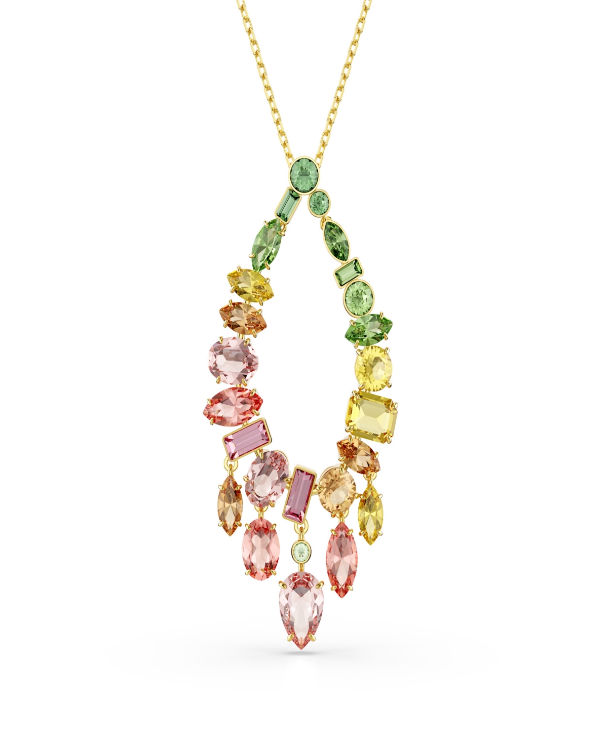 Click here for Swarovski Gold-Tone Plated Gema Pendant Necklace -... prices