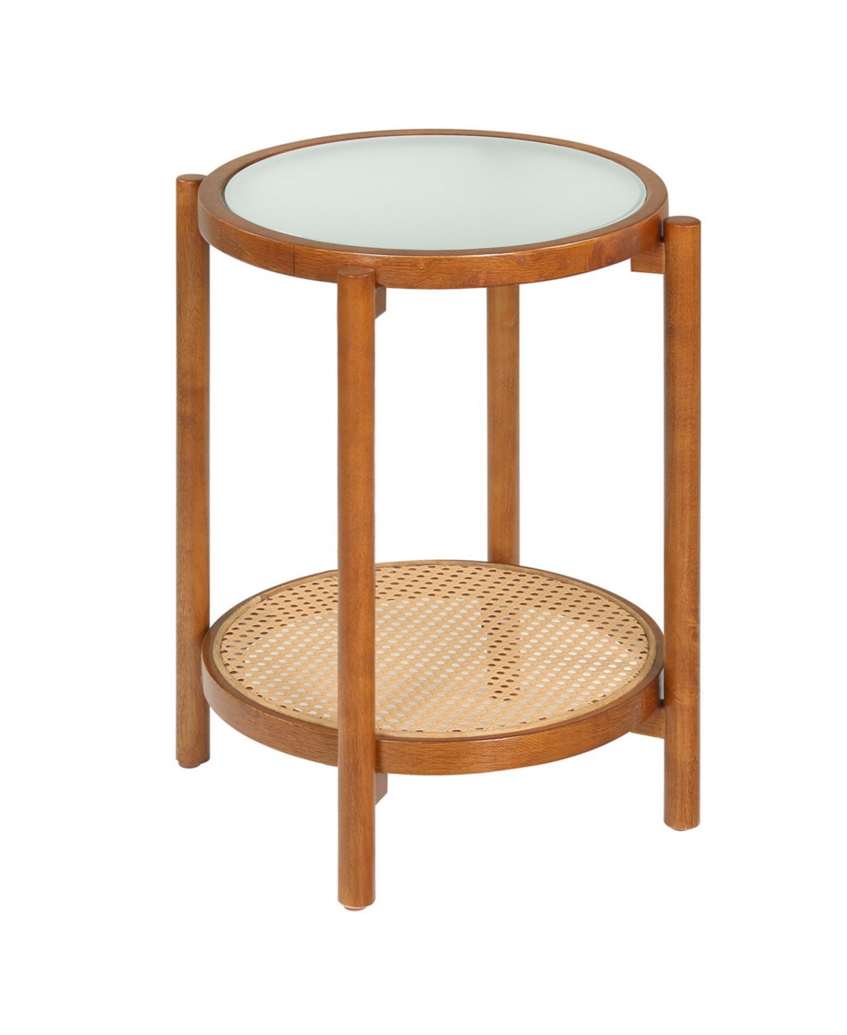 Click here for Slickblue Modern 2-Tier Round Side Table with Temp... prices