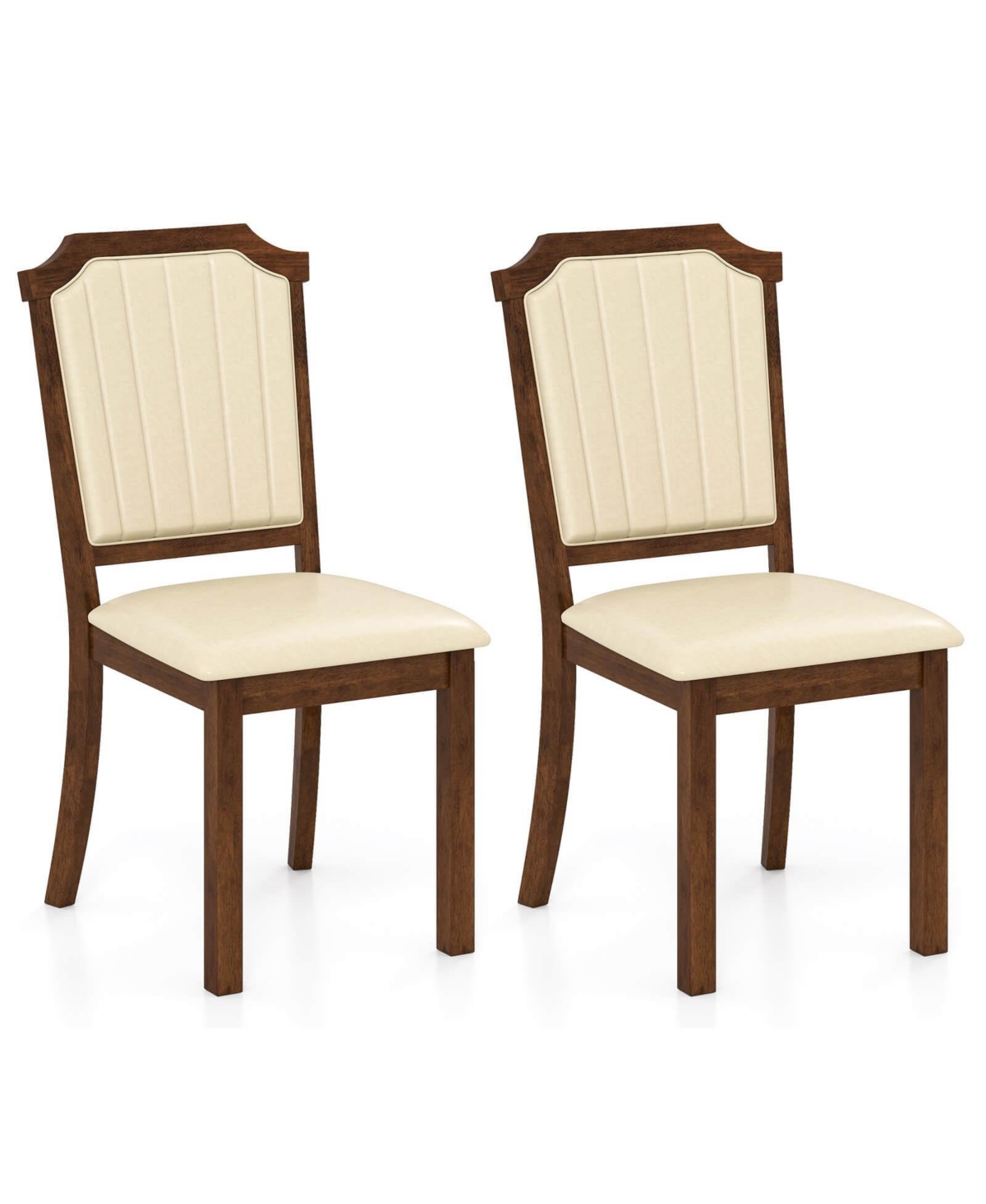 Click here for Costway Dining Chair Upholstered Kitchen Chair wit... prices