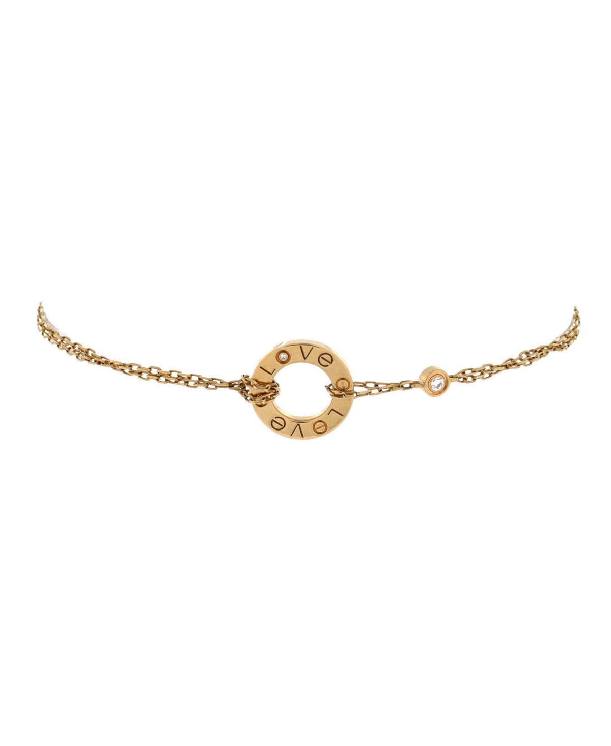 Click here for Pre-Owned Cartier 2 Diamonds Love Bracelet - 18k y... prices