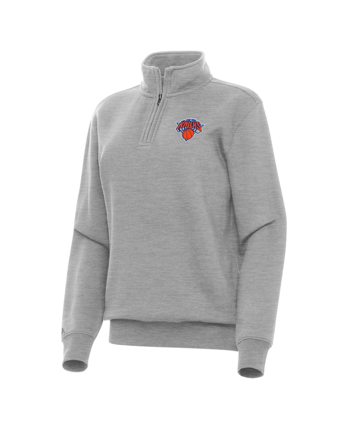 Click here for Antigua Womens Heather Gray New York Knicks Victor... prices