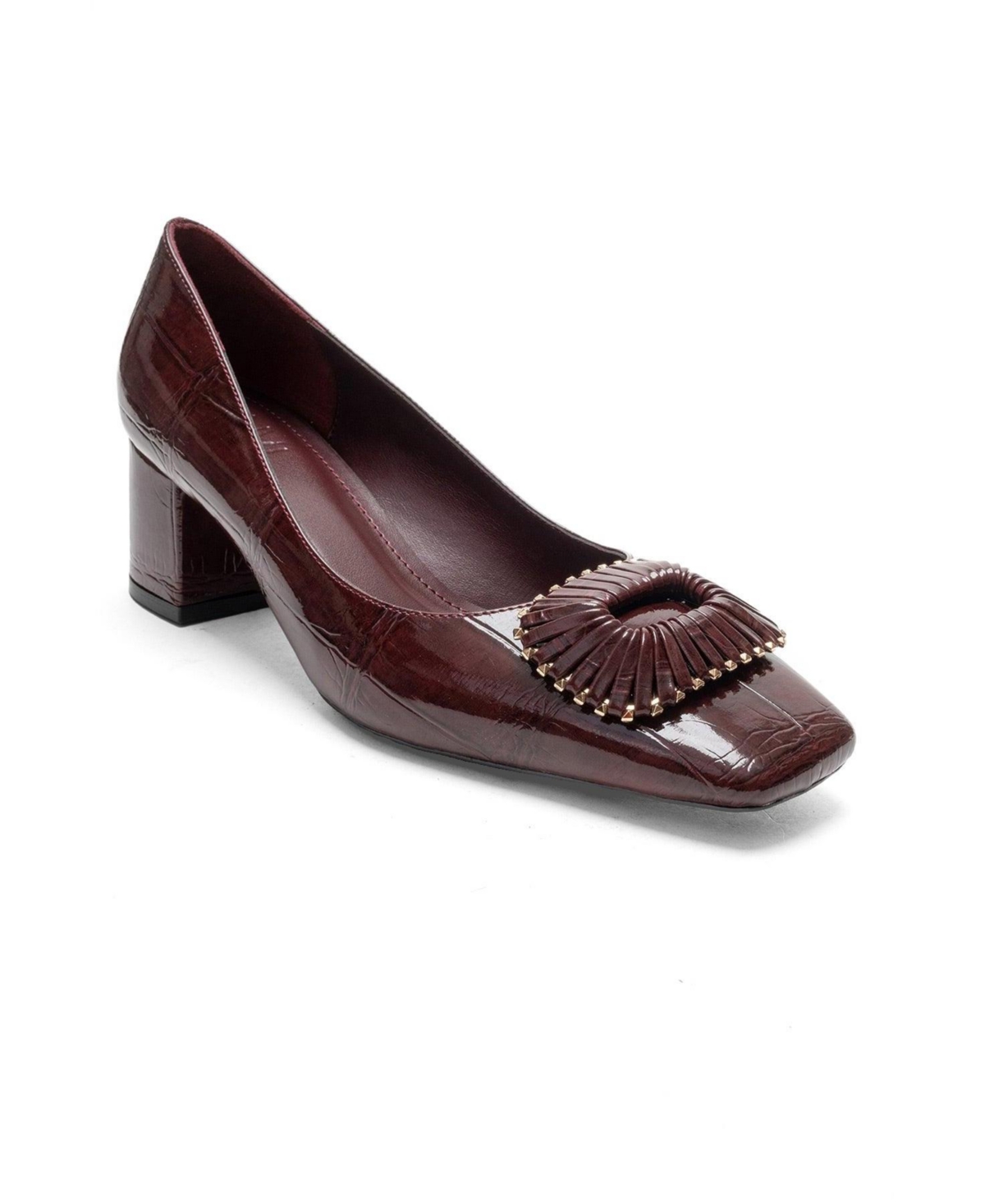 Click here for Prologue Shoes Velora Buckle Square Toe Block Heel... prices