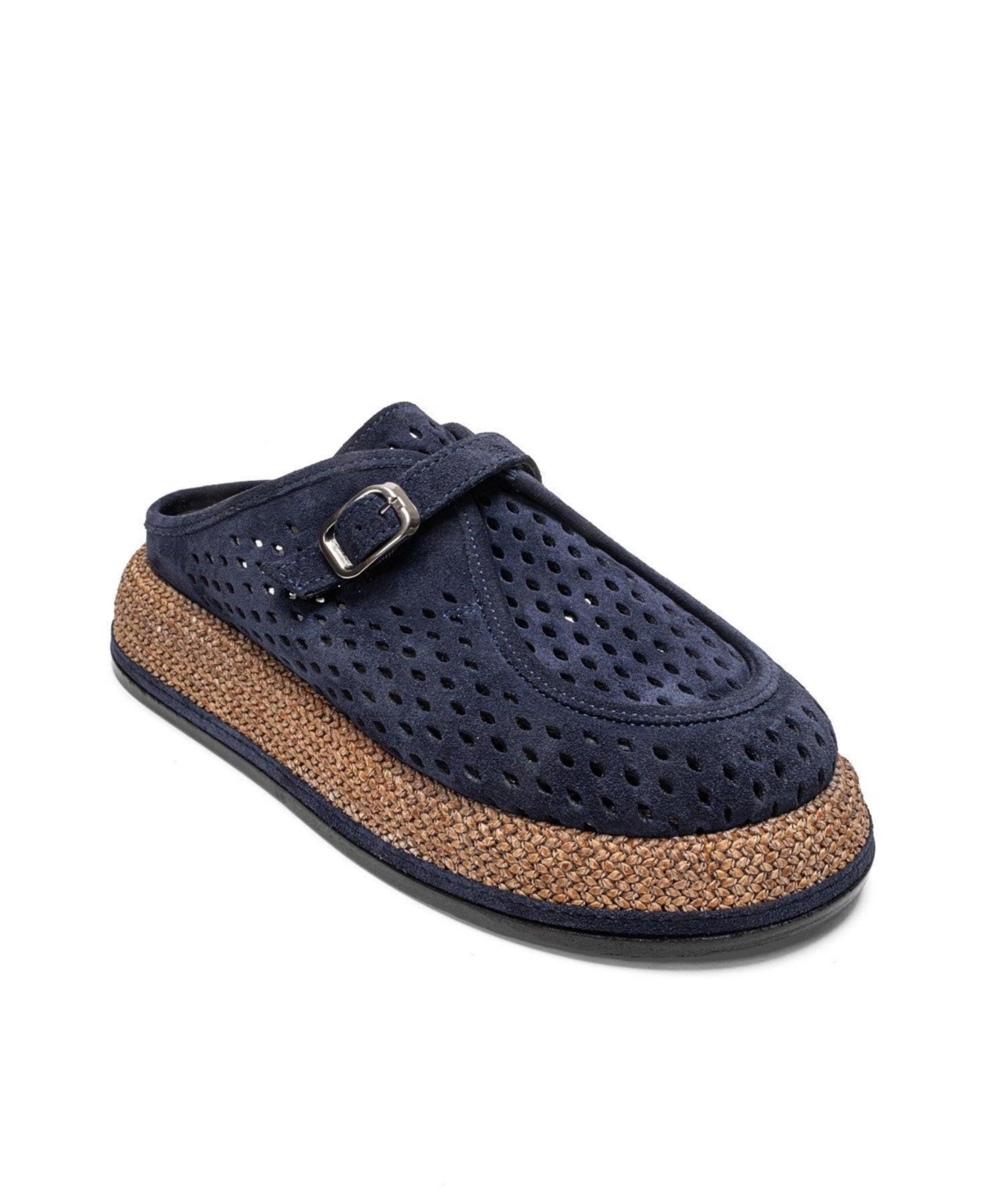 Click here for Forever and Always Shoes Vone Leather Mule - Navy... prices