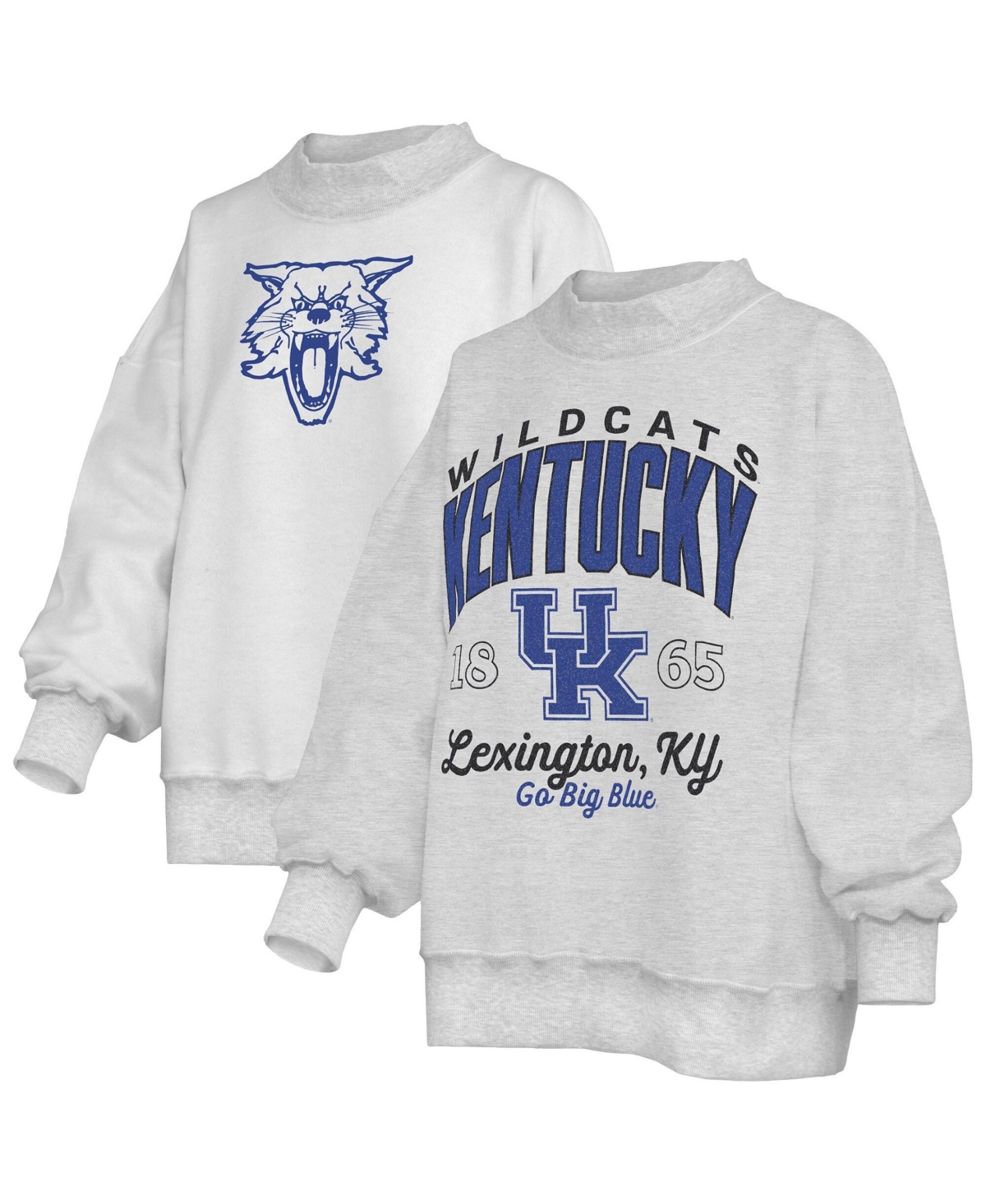 Click here for Pressbox Womens Heather Gray Kentucky Wildcats Rev... prices