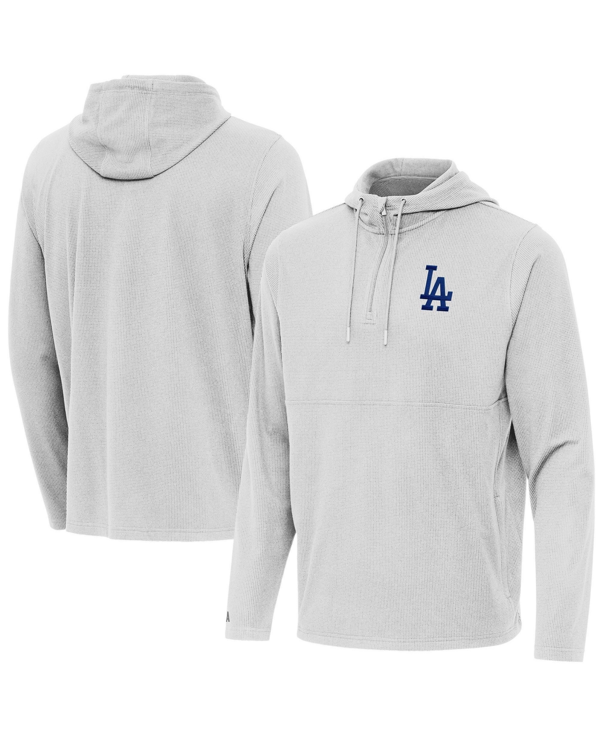 Click here for Antigua Mens Gray Los Angeles Dodgers Connected Qu... prices
