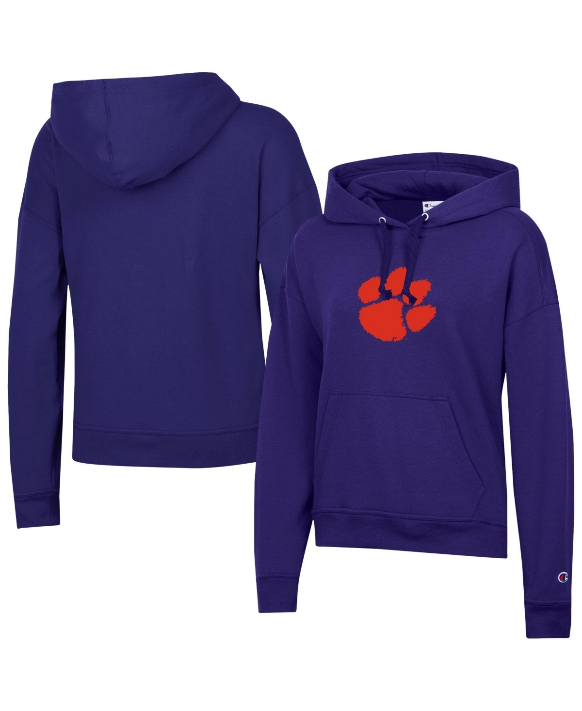 Click here for Champion Womens Purple Clemson Tigers Powerblend F... prices