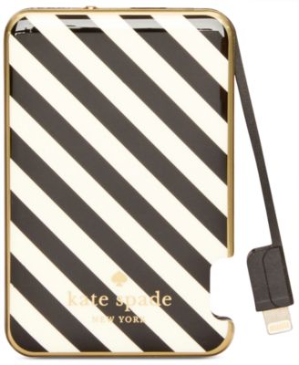 kate spade new york Stripe Slim Battery Bank - Macy's