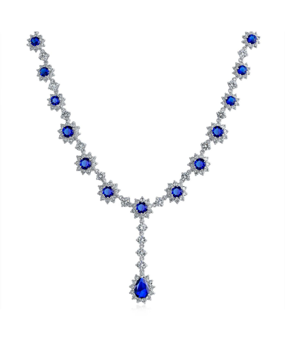 Click here for Bling Jewelry Y Collar Necklace Vintage Oval Crown... prices