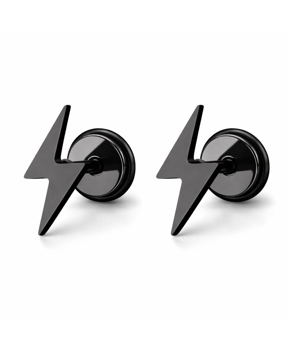 Click here for Rebl Jewelry Womens Lightning Bolt Screwback Stud... prices