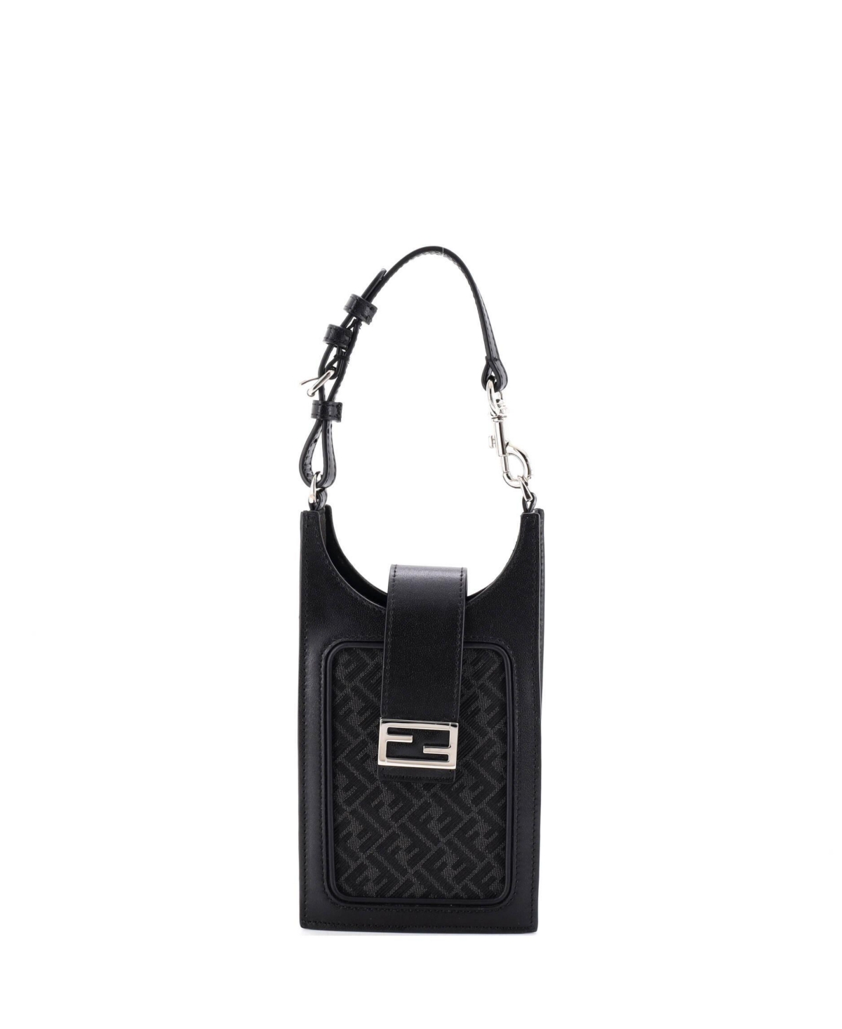 Click here for Pre-Owned Fendi Phone Holder Bag Zucca Canvas and... prices