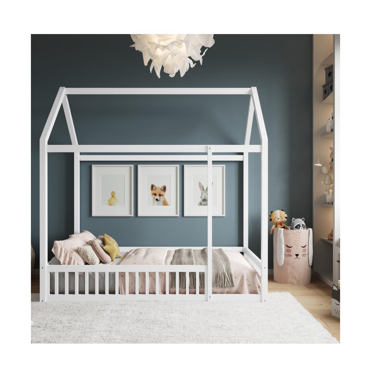 Click here for Buzz & Bloom Kids House Shaped Bed with Triangular... prices