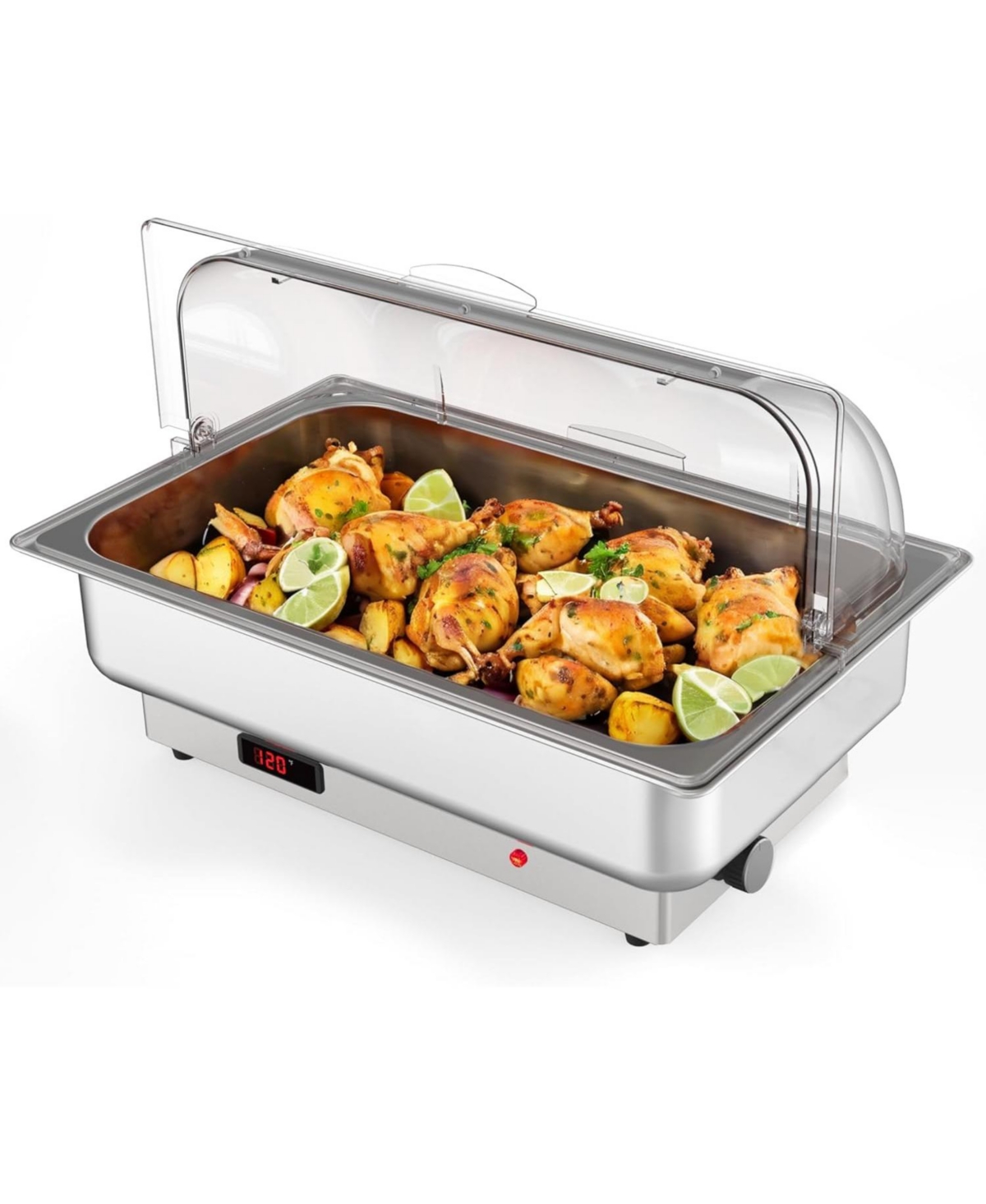 Click here for gaomon 9 Qt Rectangular Chafing Dish Buffet Set St... prices
