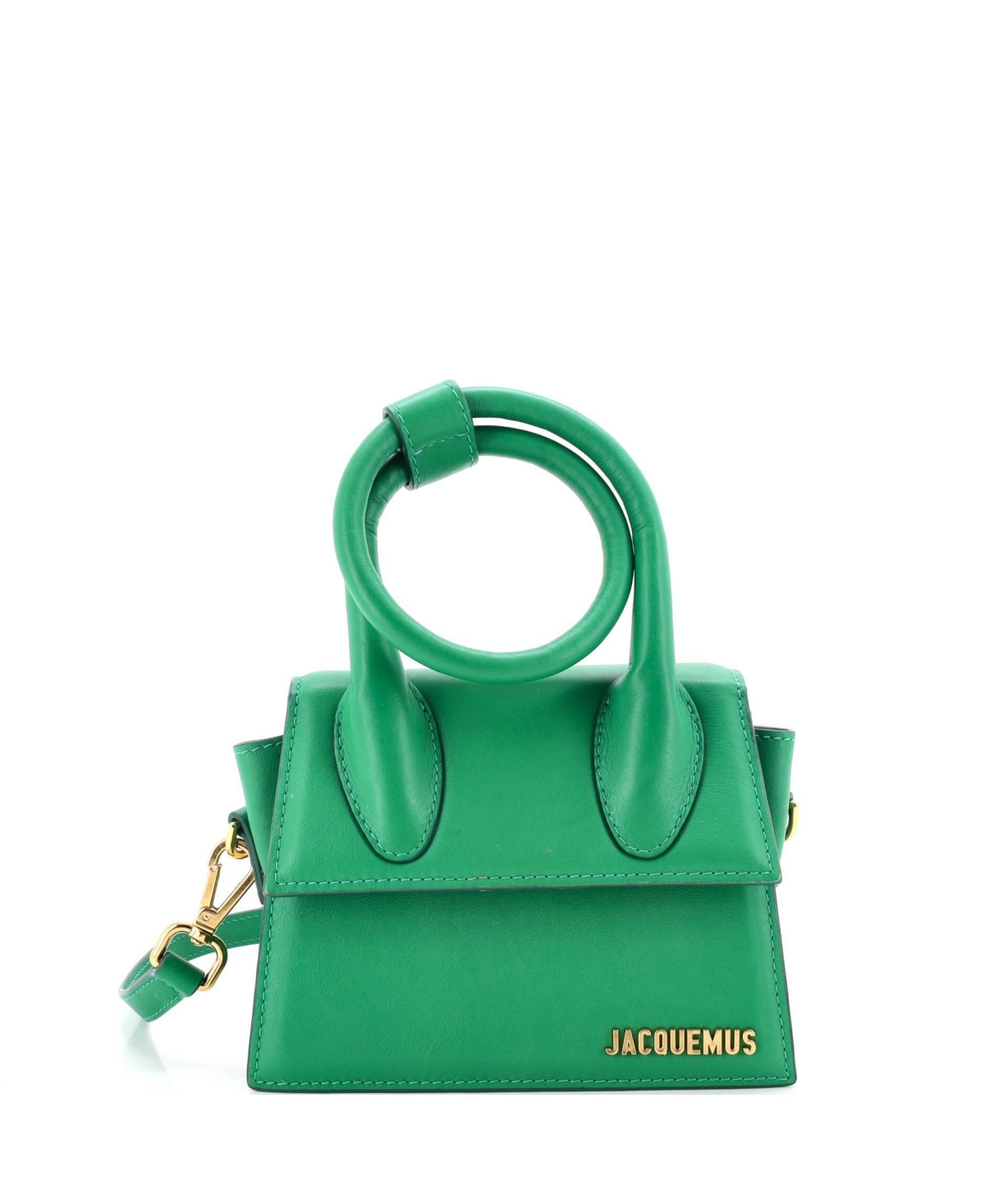 Click here for Pre-Owned Jacquemus Le Chiquito Noeud Bag Leather... prices