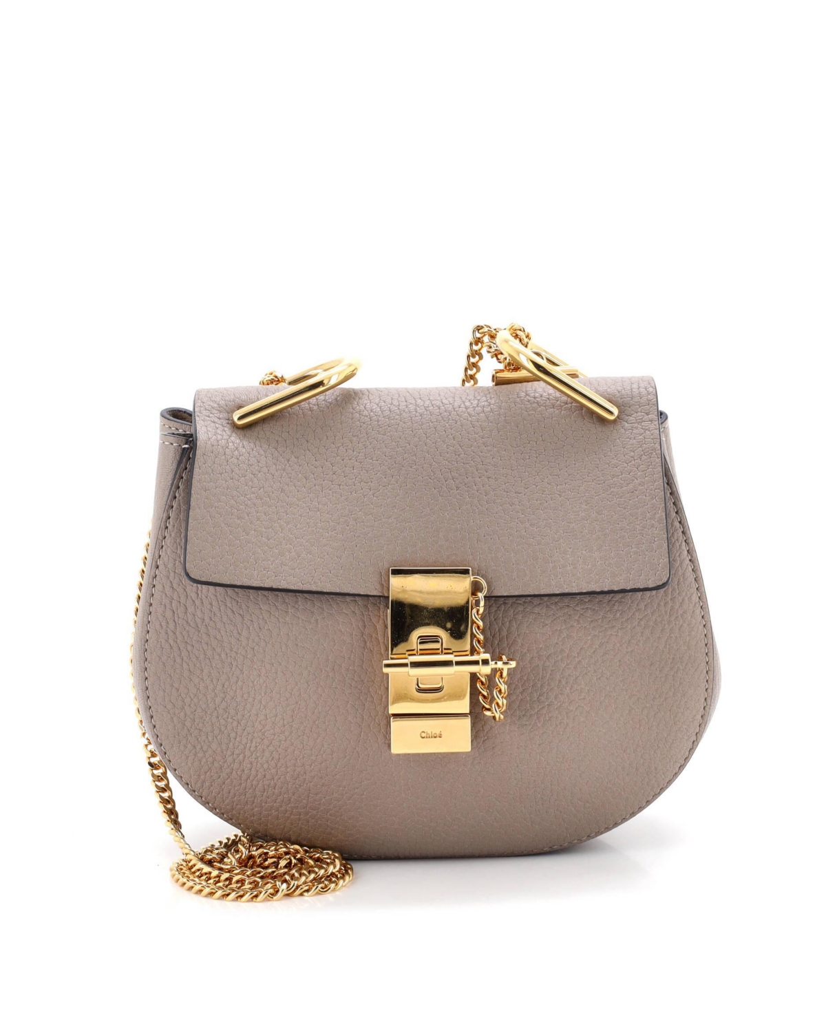 Click here for Pre-Owned Chloe Mini Drew Crossbody Bag Leather -... prices