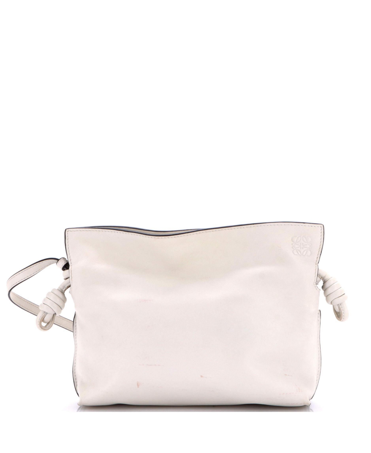 Click here for Pre-Owned Loewe Mini Flamenco Knot Clutch Leather... prices