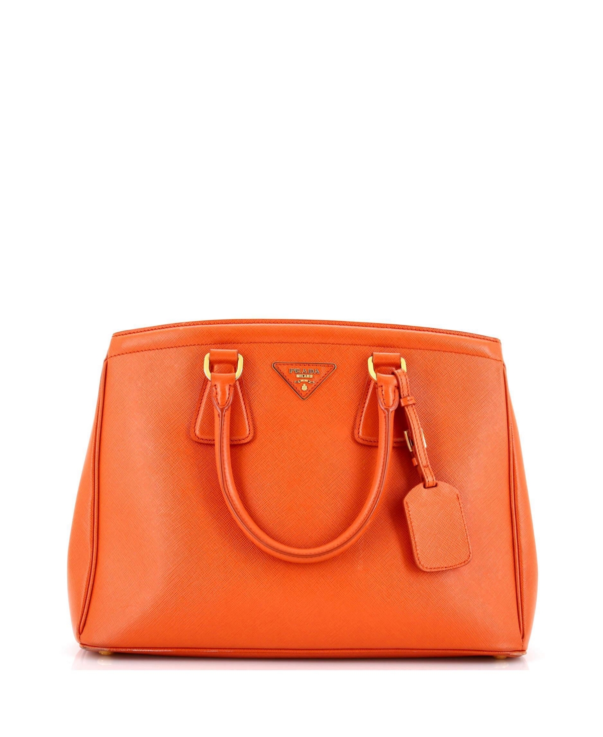 Click here for Pre-Owned Prada Medium Parabole Tote Saffiano Leat... prices