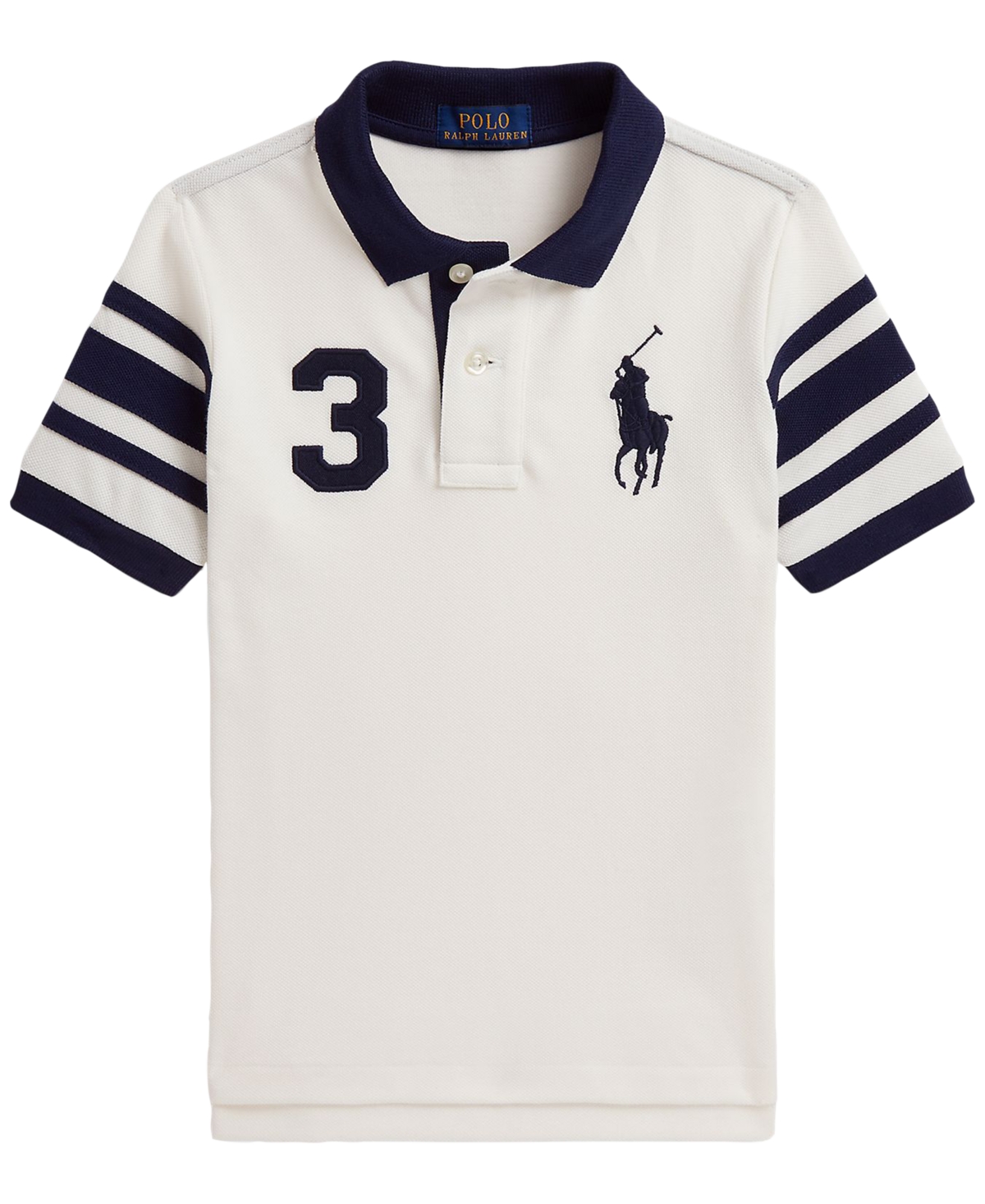 Click here for Polo Ralph Lauren Boys 2T-7 Big Pony Cotton Mesh P... prices