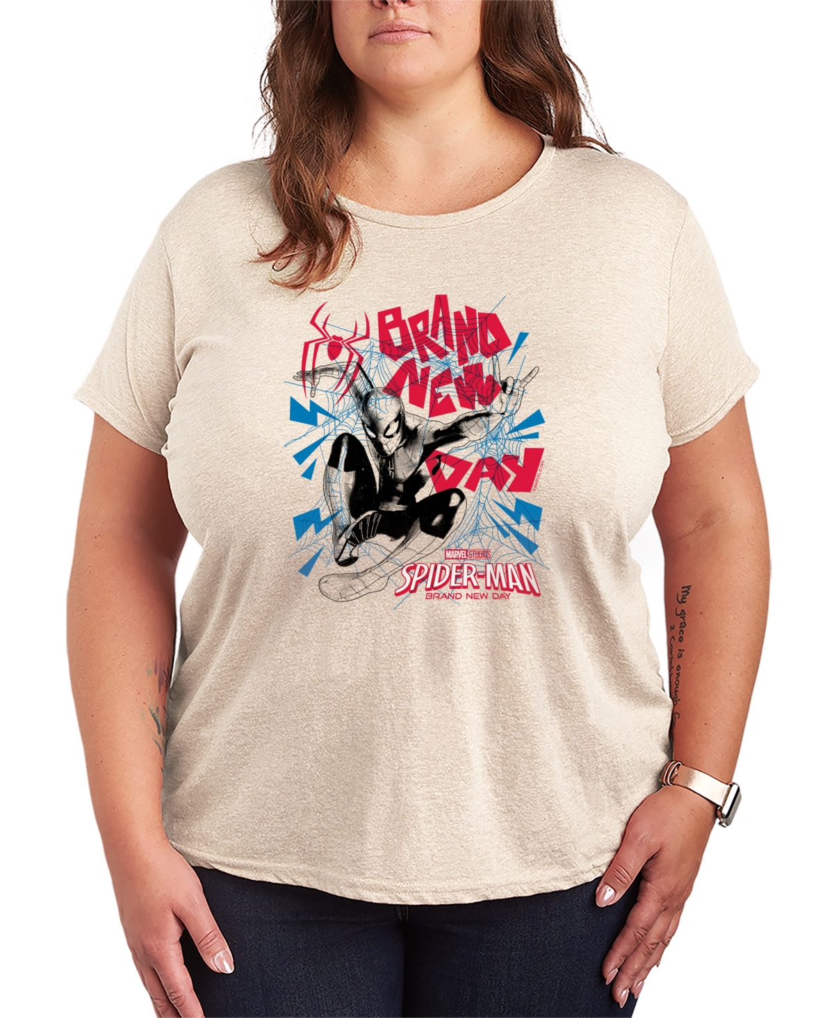 Click here for Hybrid Apparel Plus Size Spider-Man Brand New Day... prices