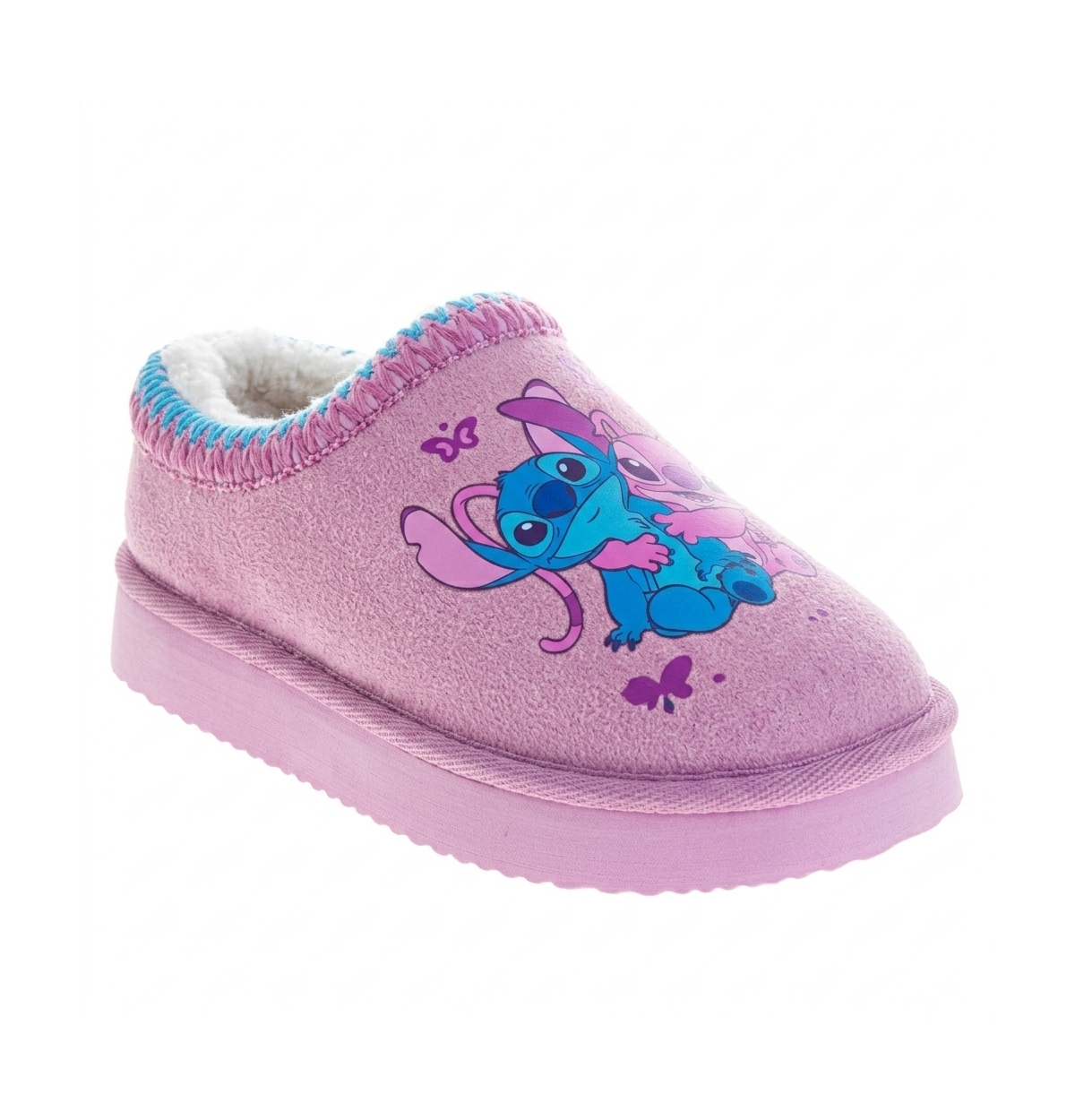 Click here for Disney Toddler Stitch and Angel Plush Lined Slippe... prices