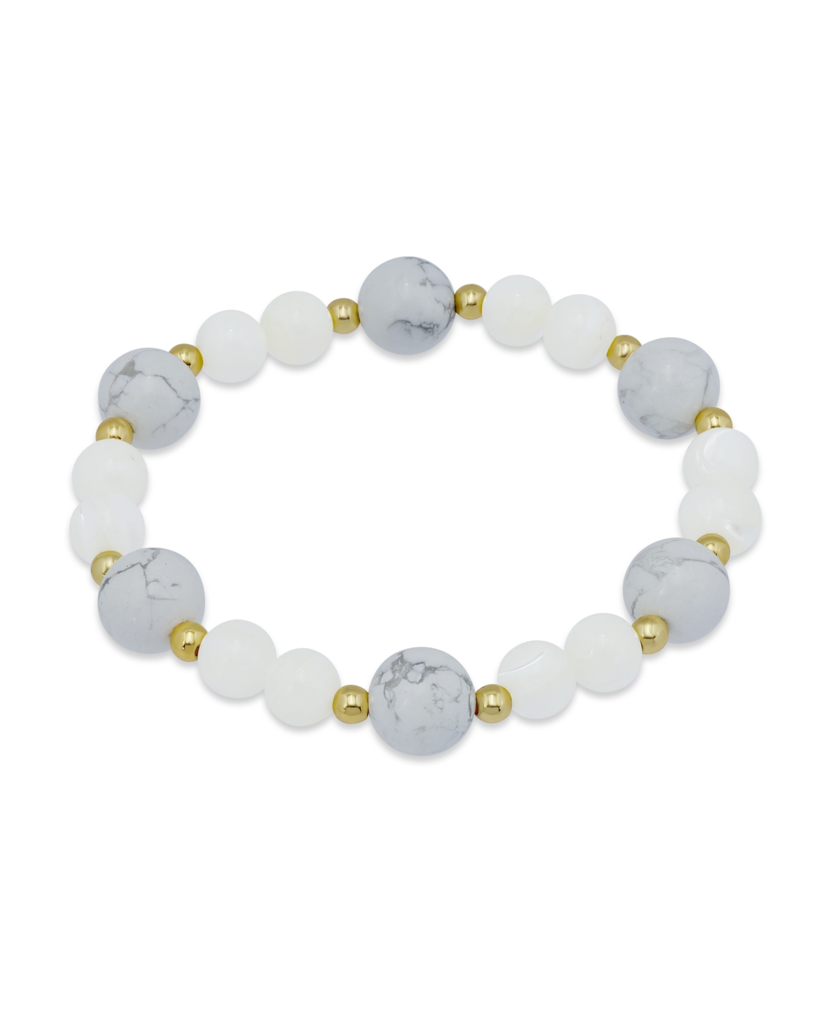 Click here for Macys 14k Gold-Plated Over Brass Imitation Pearl H... prices