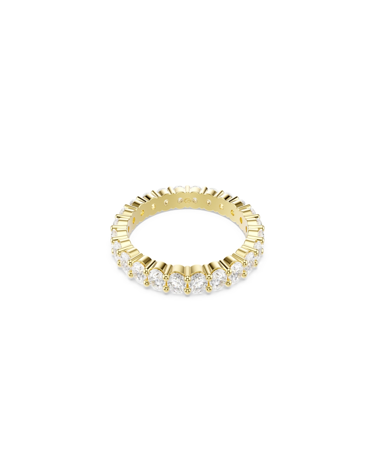 Click here for Swarovski Gold-Tone Plated Matrix Vittore Band Rin... prices
