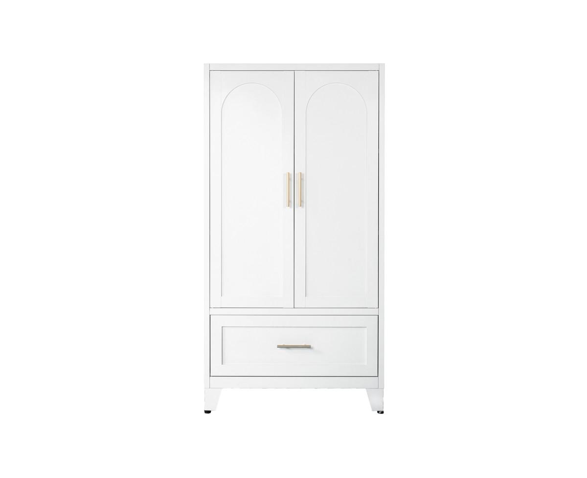 Click here for 60 Tall Metal Storage Cabinet with 1 Drawer and Ha... prices