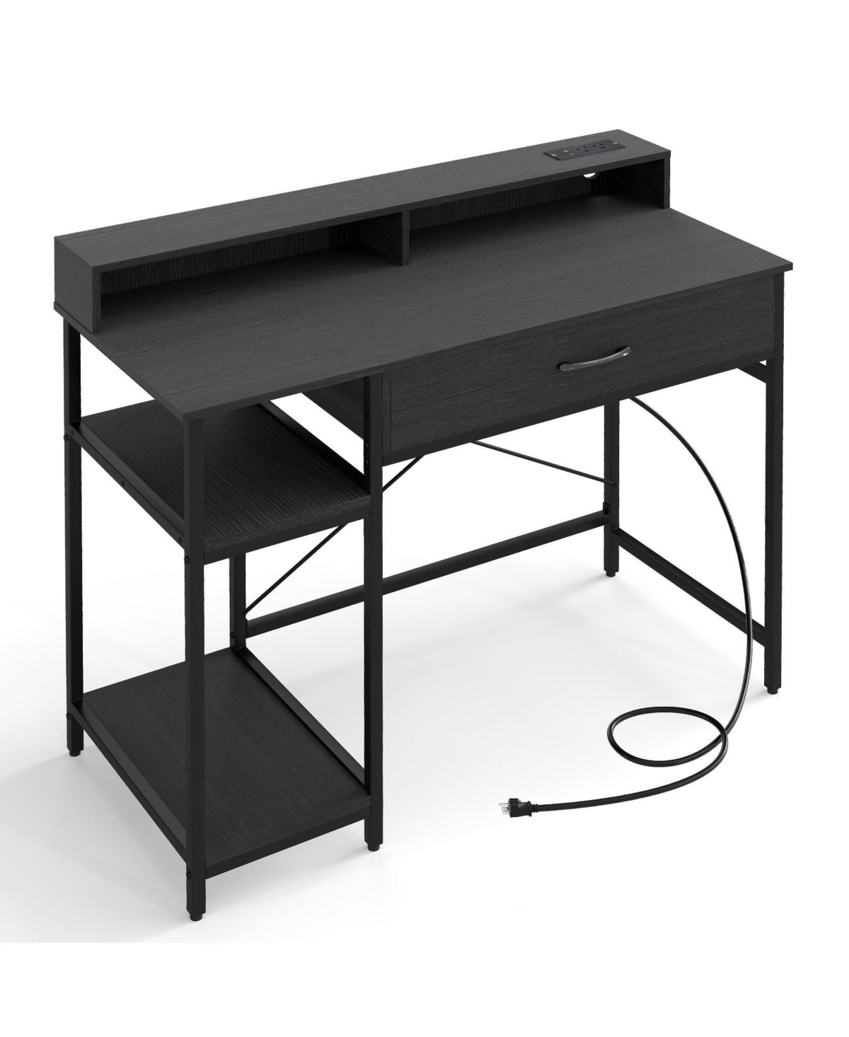 Click here for Slickblue 42 Inch Computer Desk with Power Outlets... prices