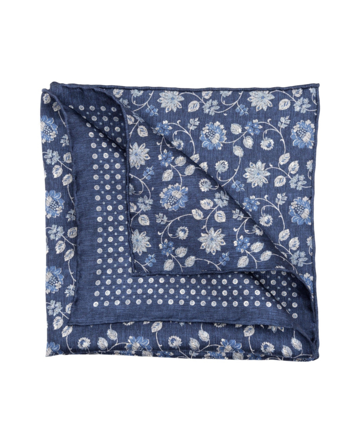 Click here for Elizabetta Mens Nunzio Double Sided Silk Pocket Sq... prices