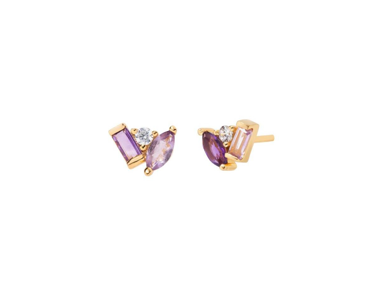 Click here for Little Sky Stone Seraphina Amethyst Stud Earrings... prices