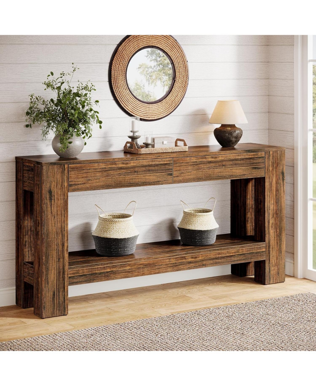 Click here for Tribesigns 63 Console Table with 2 Drawers  Long S... prices