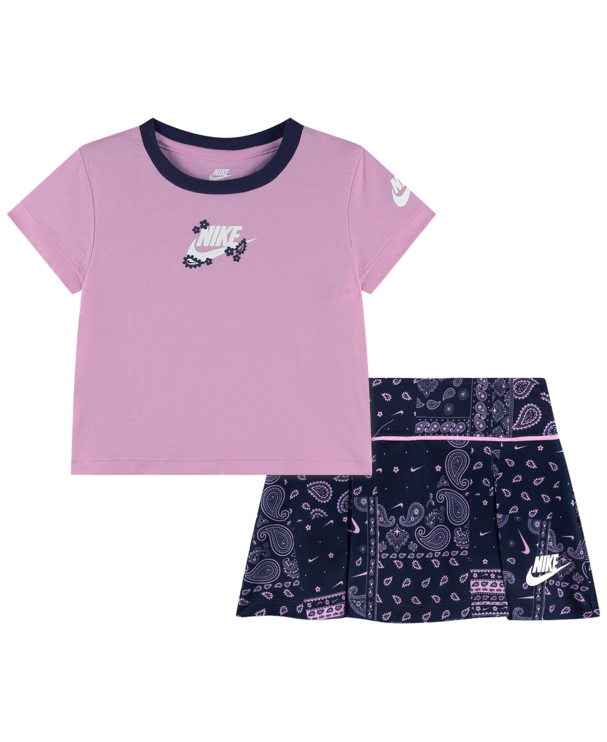 Click here for Nike Toddler Girls 2T-4T Retro Remix Top and Skirt... prices