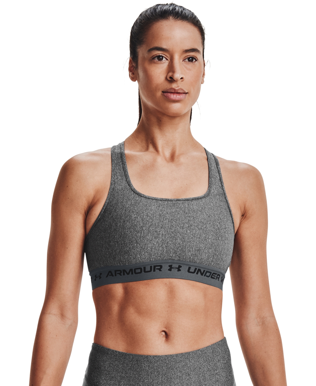 Click here for Under Armour Womens Medium Impact Sports Bra - Cha... prices