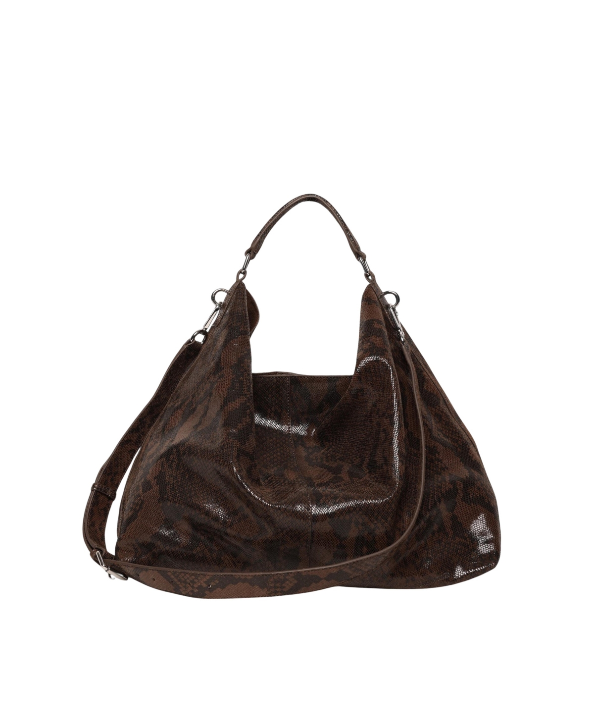 Click here for Walter Baker Kennedy Shoulder Bag - Truffle snake prices