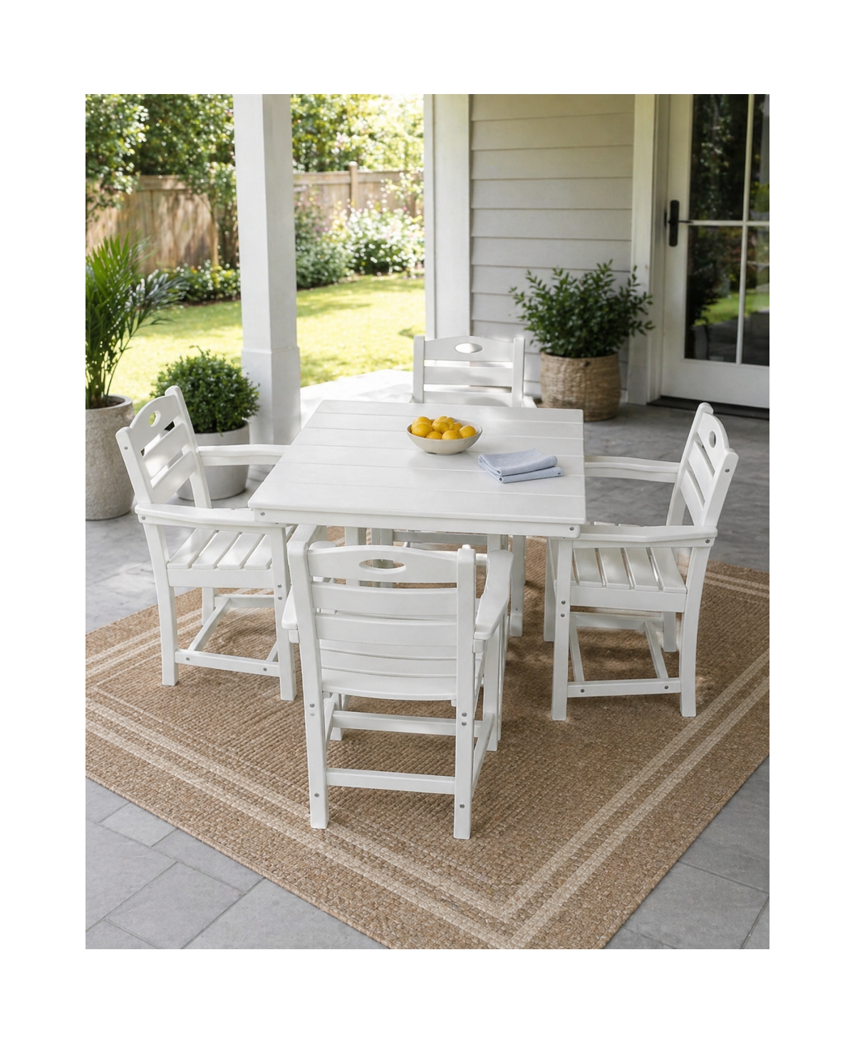 Click here for Streamdale Furniture Hdpe Outdoor Patio Dining Set... prices