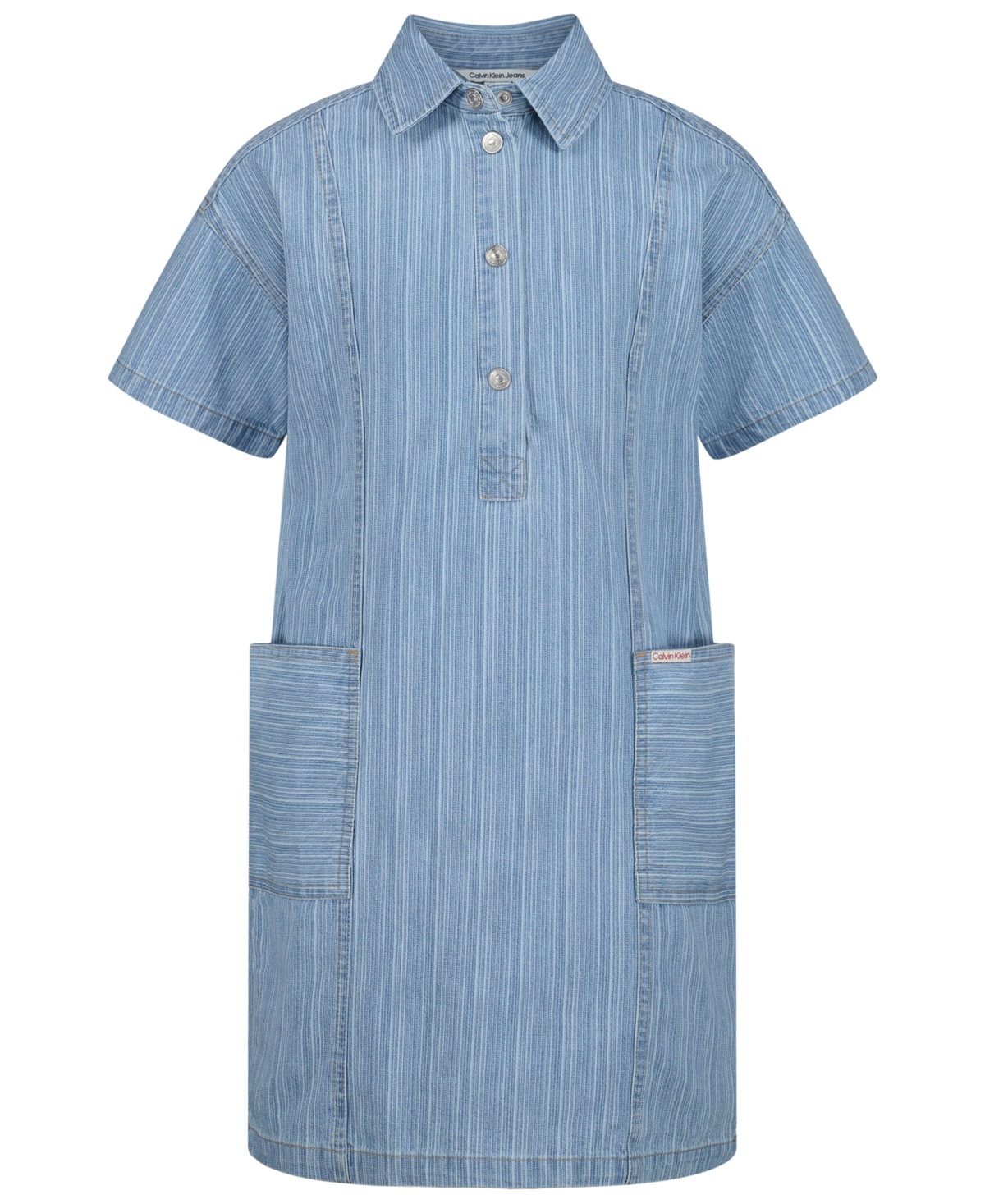 Click here for Calvin Klein Girls 7-16 Short-Sleeve Button-Front... prices