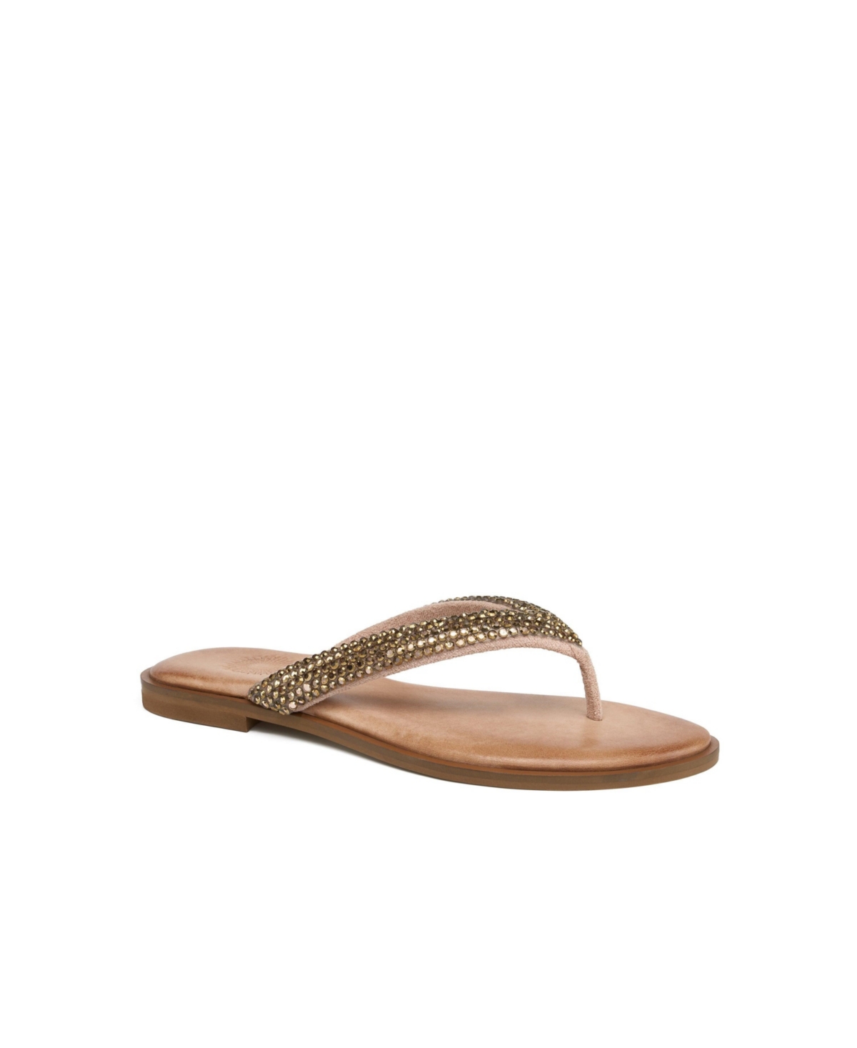 Click here for Grace Footwear Womens Patmos Crystal Flip Flop - B... prices