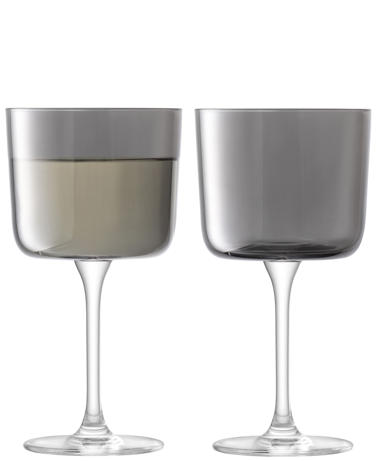 Click here for Lsa Lunar Wine Glasses  Set of 2 - Gray prices