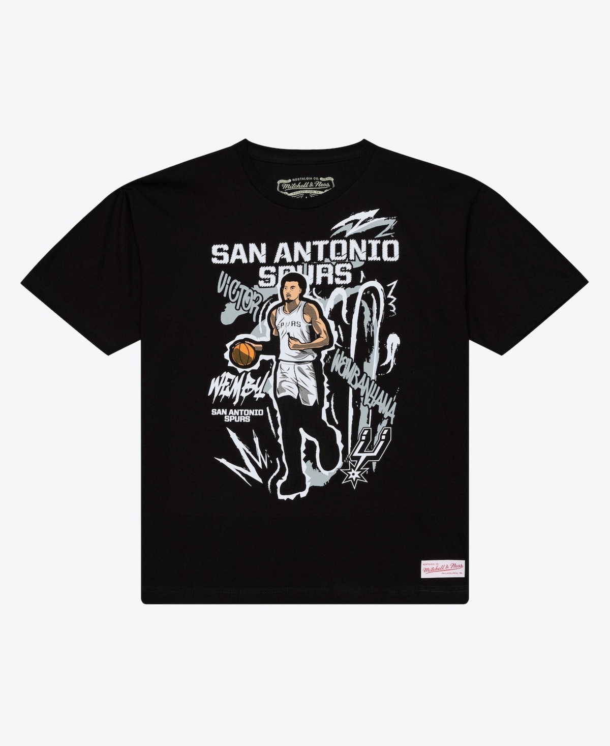 Click here for Mitchell & Ness Mens Victor Wembanyama Black San A... prices