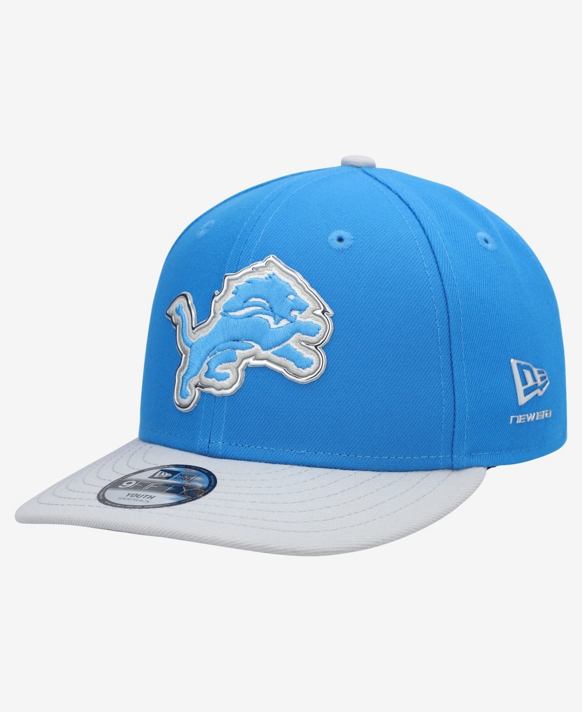 Click here for New Era Big Boys and Girls Blue/Silver Detroit Lio... prices