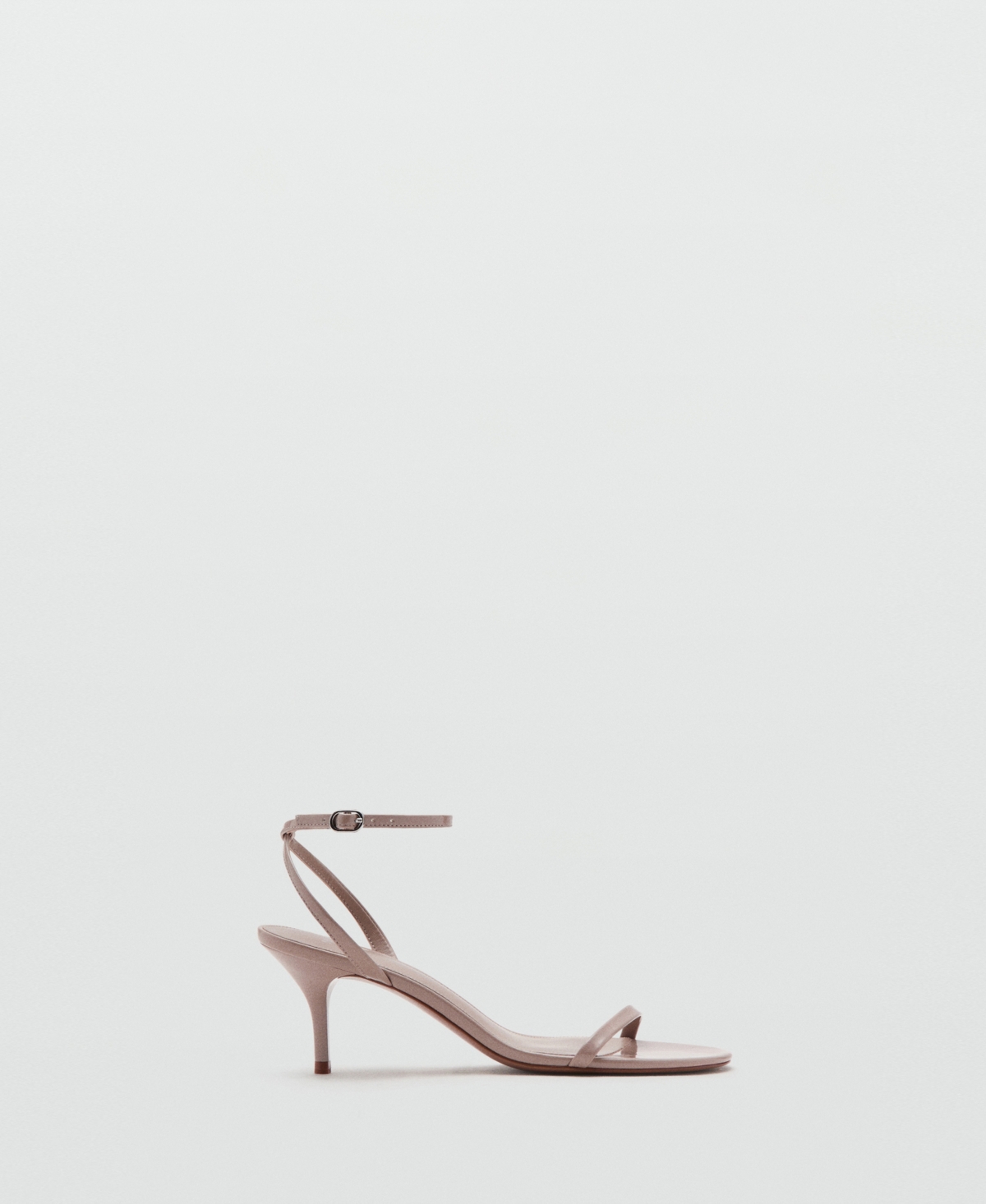 Click here for Mango Womens Strappy Heeled Sandals - Nude prices