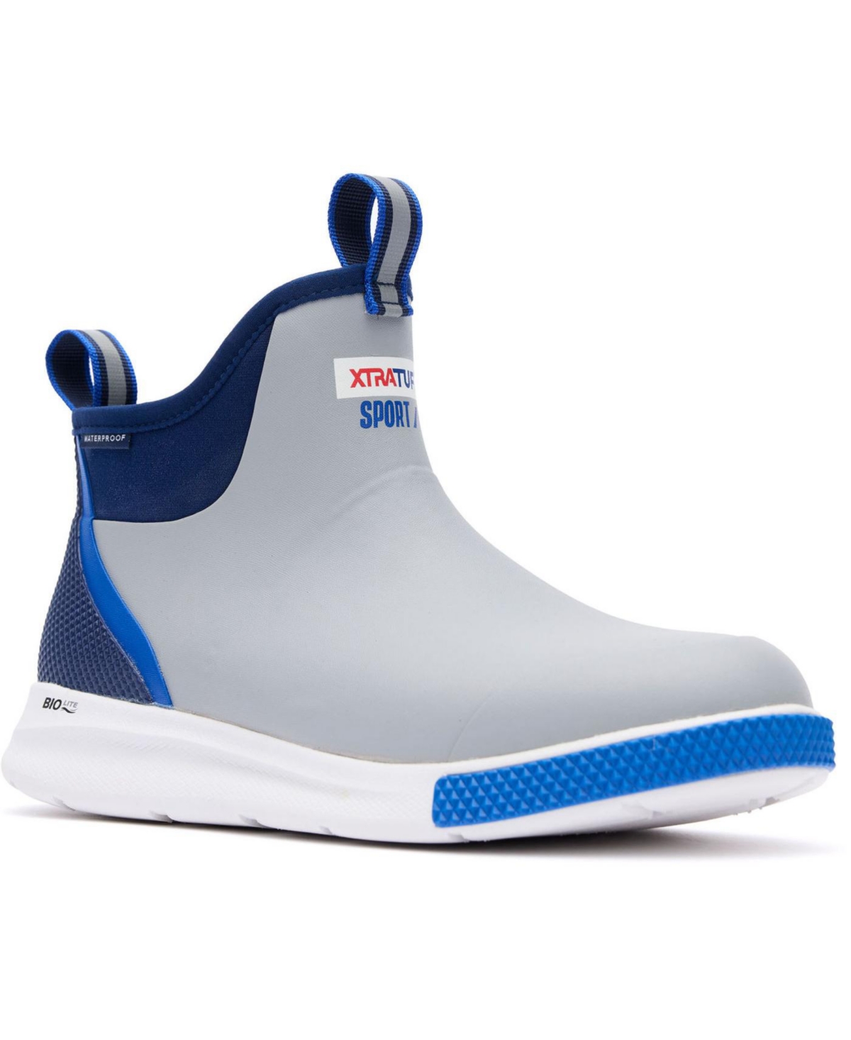 Click here for Xtratuf Mens Tailgate Ankle Deck Boot Sport - Grey prices